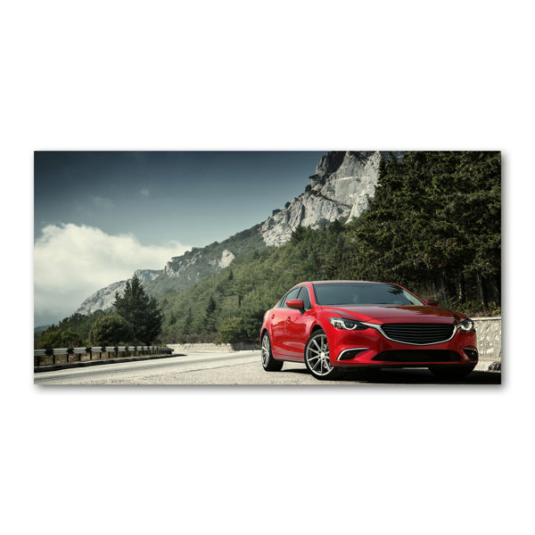 Union Rustic Auto in den Bergen - Kunstdrucke auf Leinwand | Wayfair.de